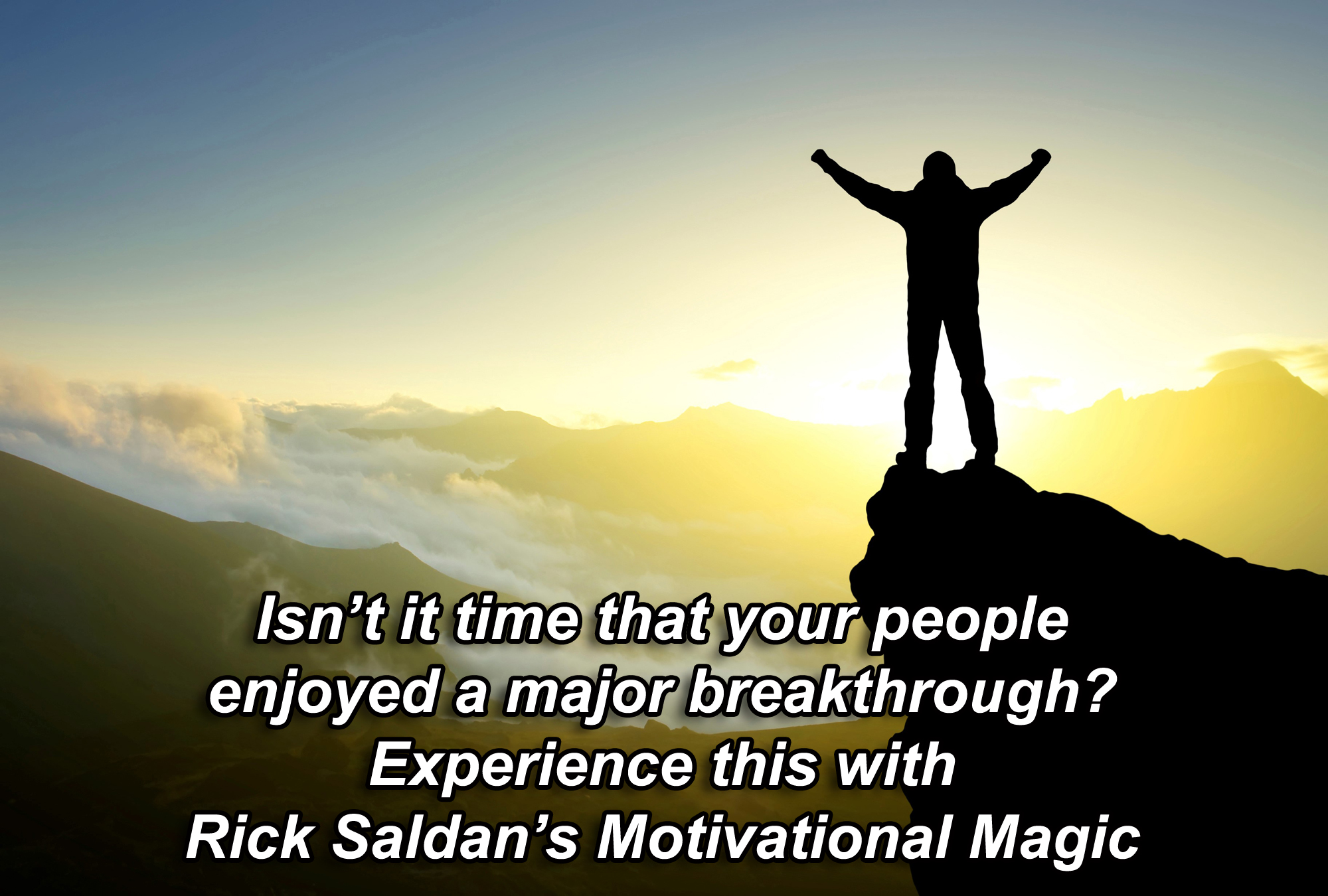 Rick Saldan's Motivational Magic - Motivational Speaker & Master Magician